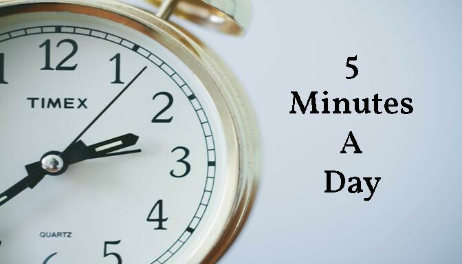 Our Blog - 5 Minutes A day